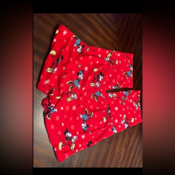 Disney | Intimates & Sleepwear | Medium Adult Red Mickey Minnie Mouse ...